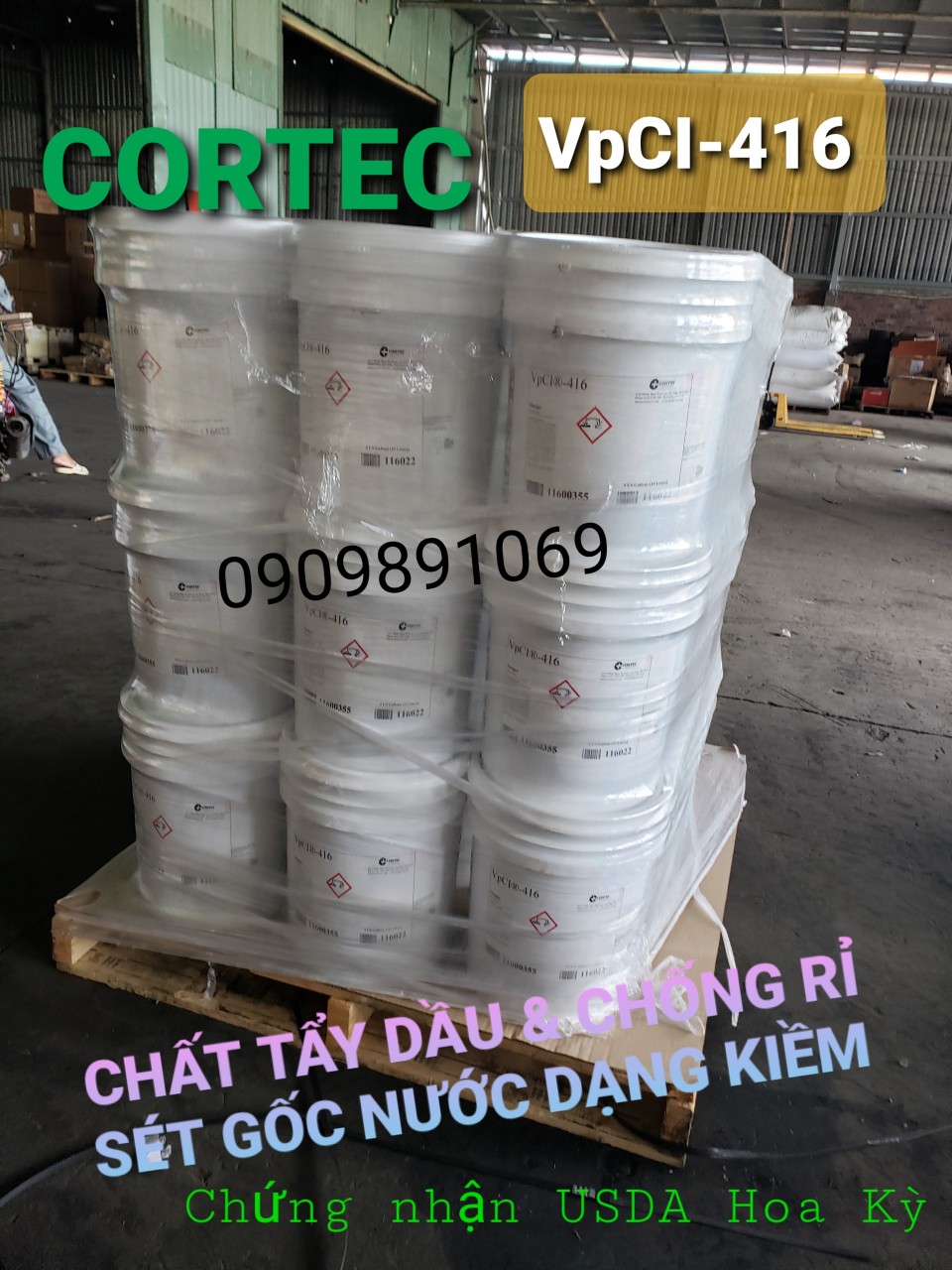 Cortec VpCI 416 - Chất tẩy dầu gốc nước công dụng chống gỉ sét bảo vệ ...